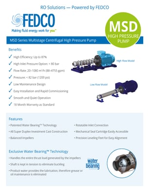 MSD Pumps - FEDCO