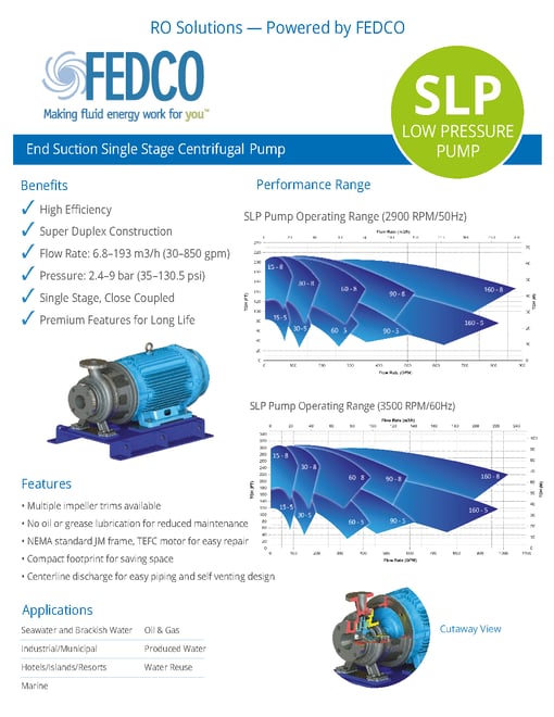SLP pumps - FEDCO
